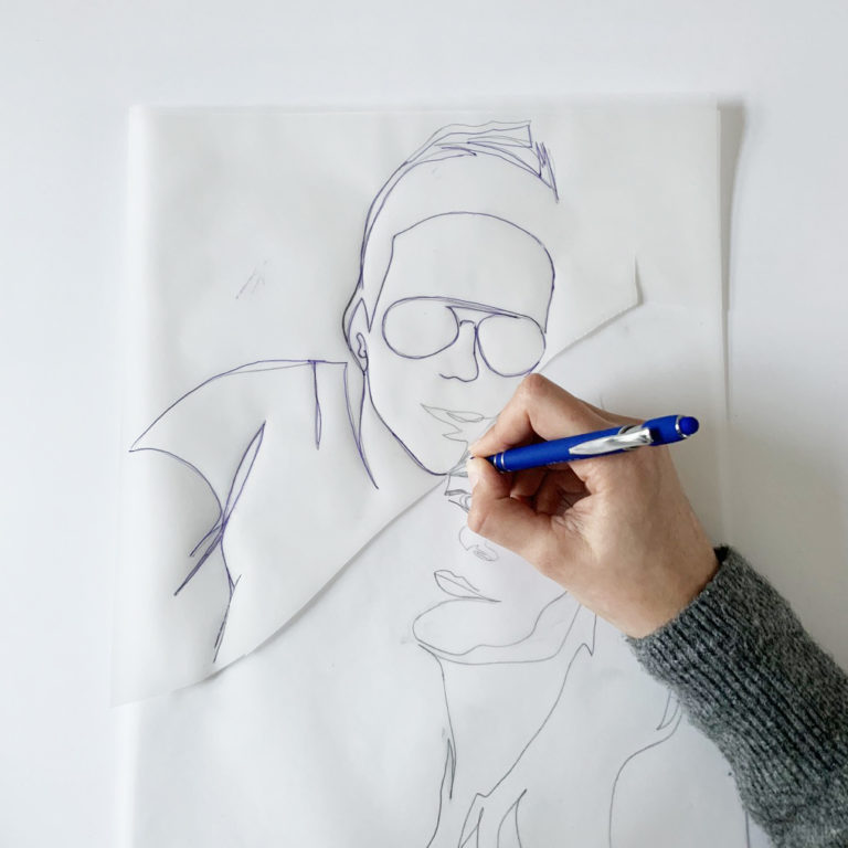 DIY #72 – Ma technique pour le « one line drawing » | Pierre Papier Ciseaux