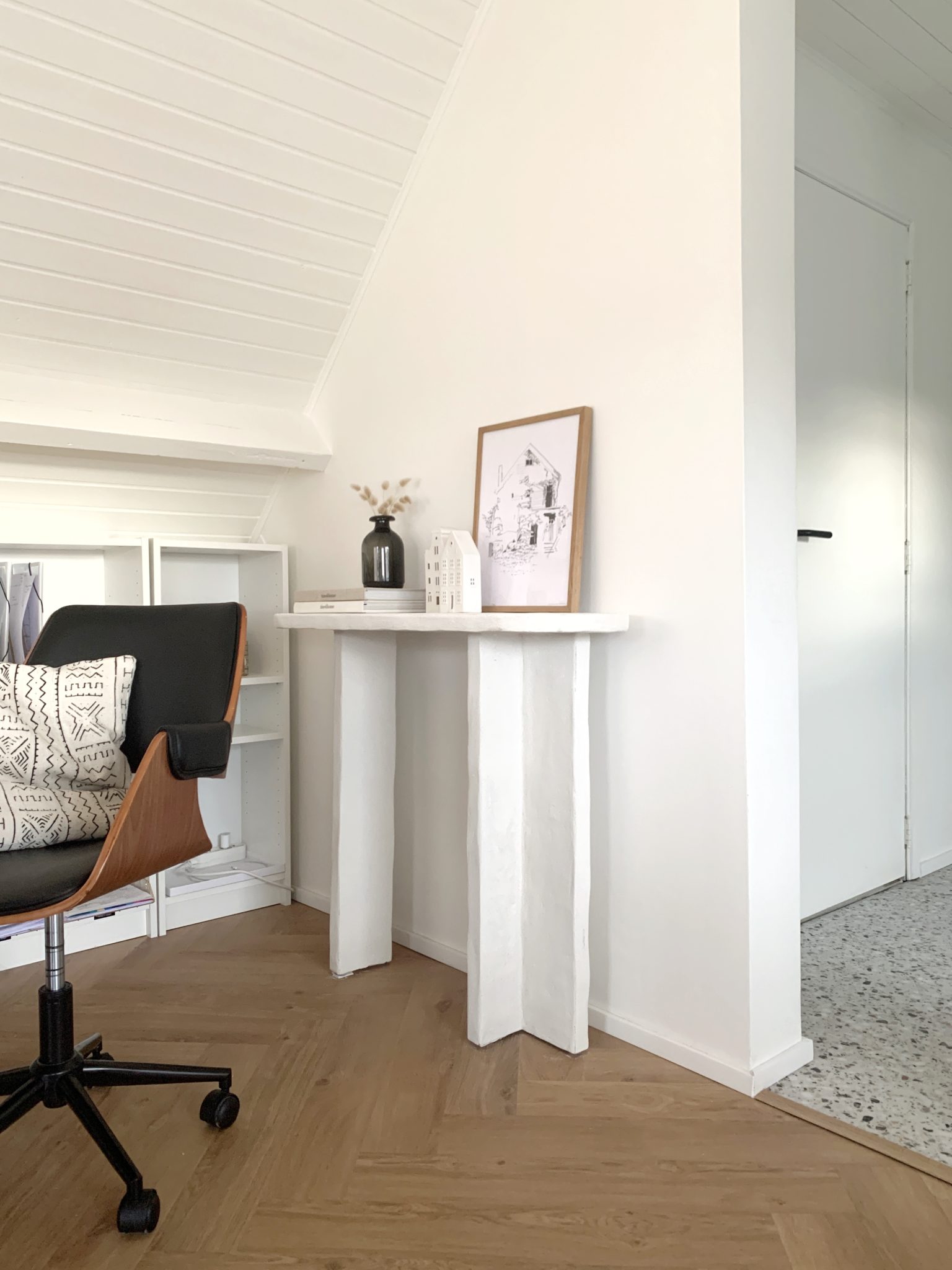 DIY #82 – Une console en enduit | Pierre Papier Ciseaux